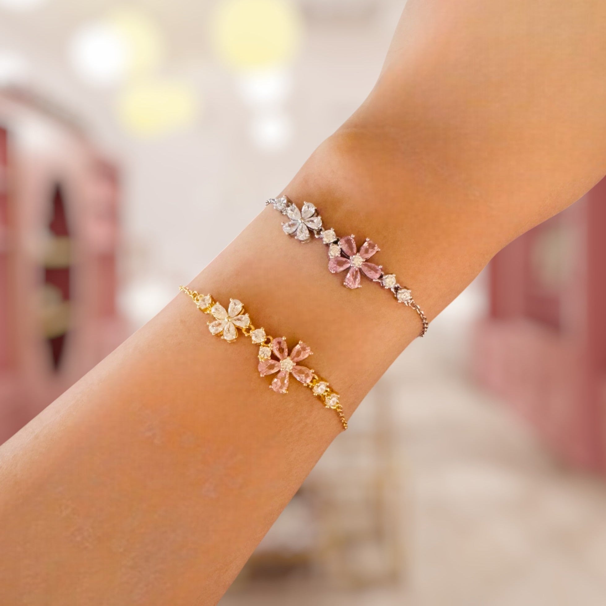 Petal Duo Bracelet - Sterling Silver – Bows and Knots Co.