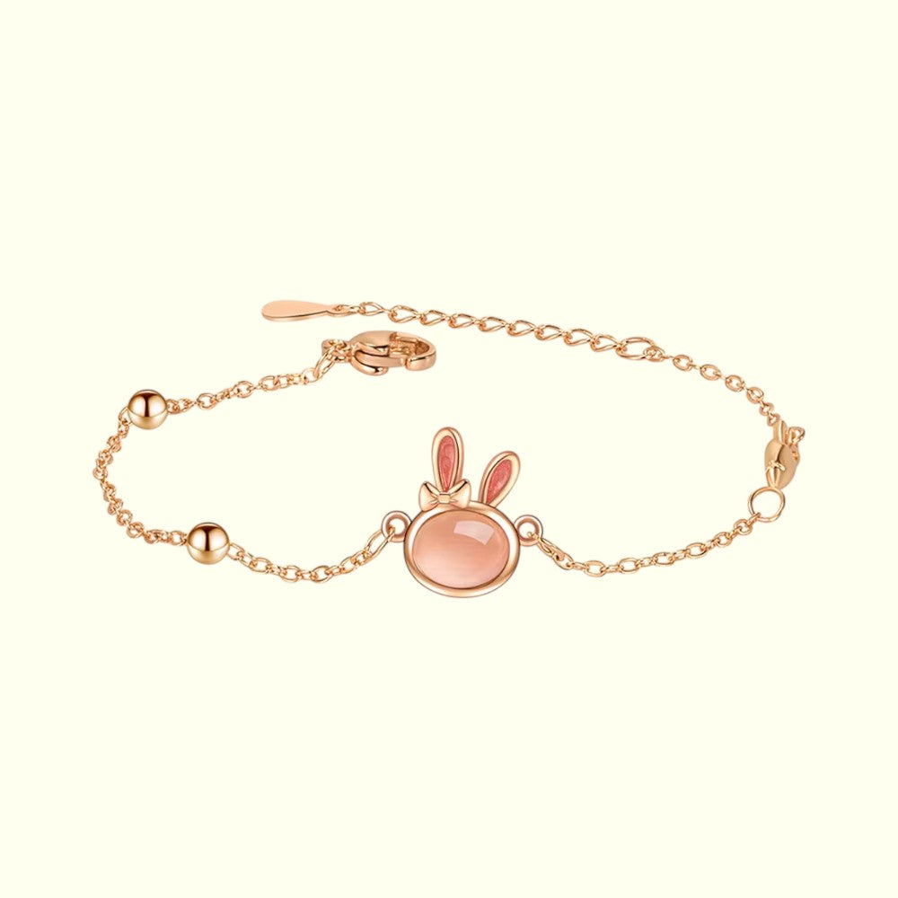 Rosie Rabbit Bracelet - Sterling Silver – Bows and Knots Co.